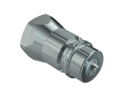 Female NPTF x Male ORB Poppet - Quick Coupling - Jason Hose Solutions